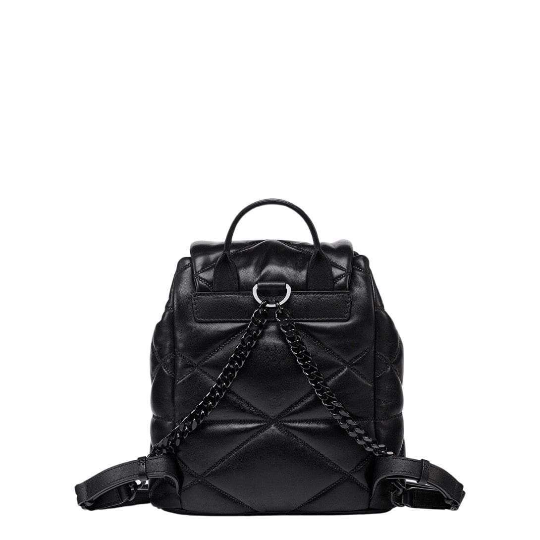MCM MINI TRAVIA BACKPACK IN CLOUD QUILTED LAMB LEATHER BLACK : Custom ...