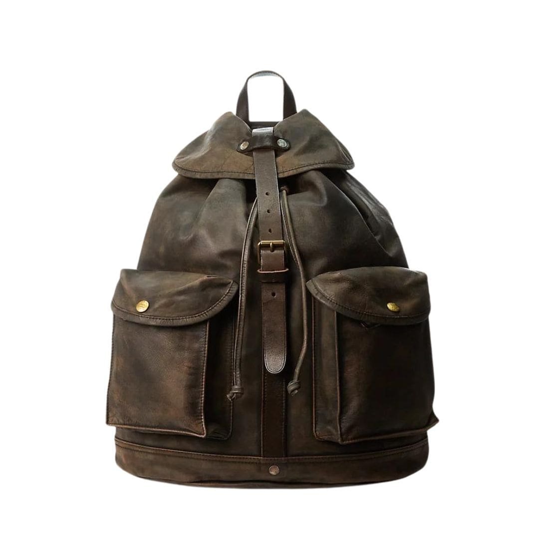 RALPH LAUREN LEATHER RUCKSACK : Custom Jackets Co