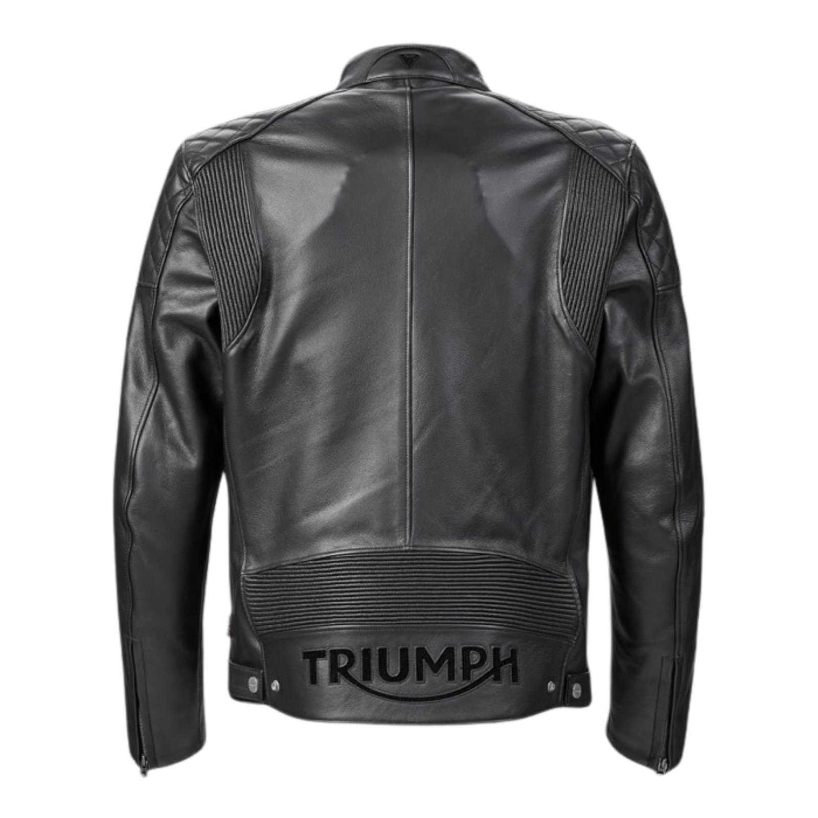 TRIUMPH BRADDAN ASYMMETRIC LEATHER JACKET : Custom Jackets Co